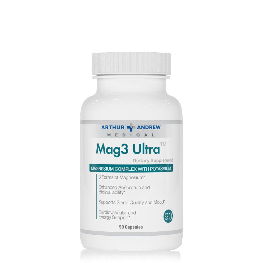 Arthur Andrew Mag3 Ultra – 90 Capsules | Vegan Magnesiumcomplex | Plent