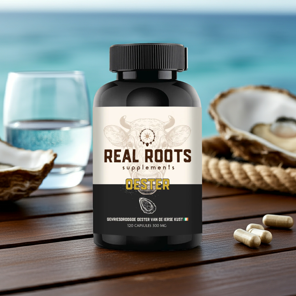 Real Roots – Oester Capsules – 120 st – 100% Wilde Ierse Oester
