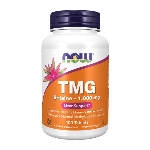 Now Foods - TMG (Trimethylglycine), 1000mg - 100 tablets